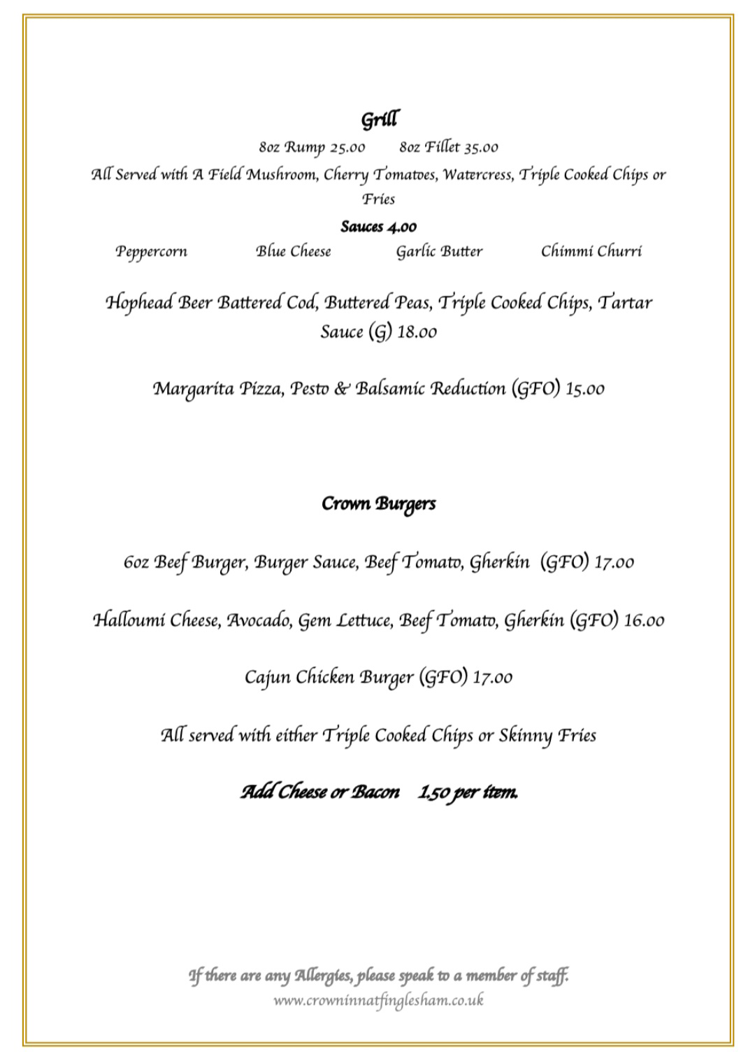 Pub and Restaurant - The Crown Inn at Finglesham